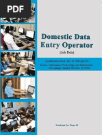 Domestic Data Entry Operator: (Job Role) | PDF | Vocational Education ...