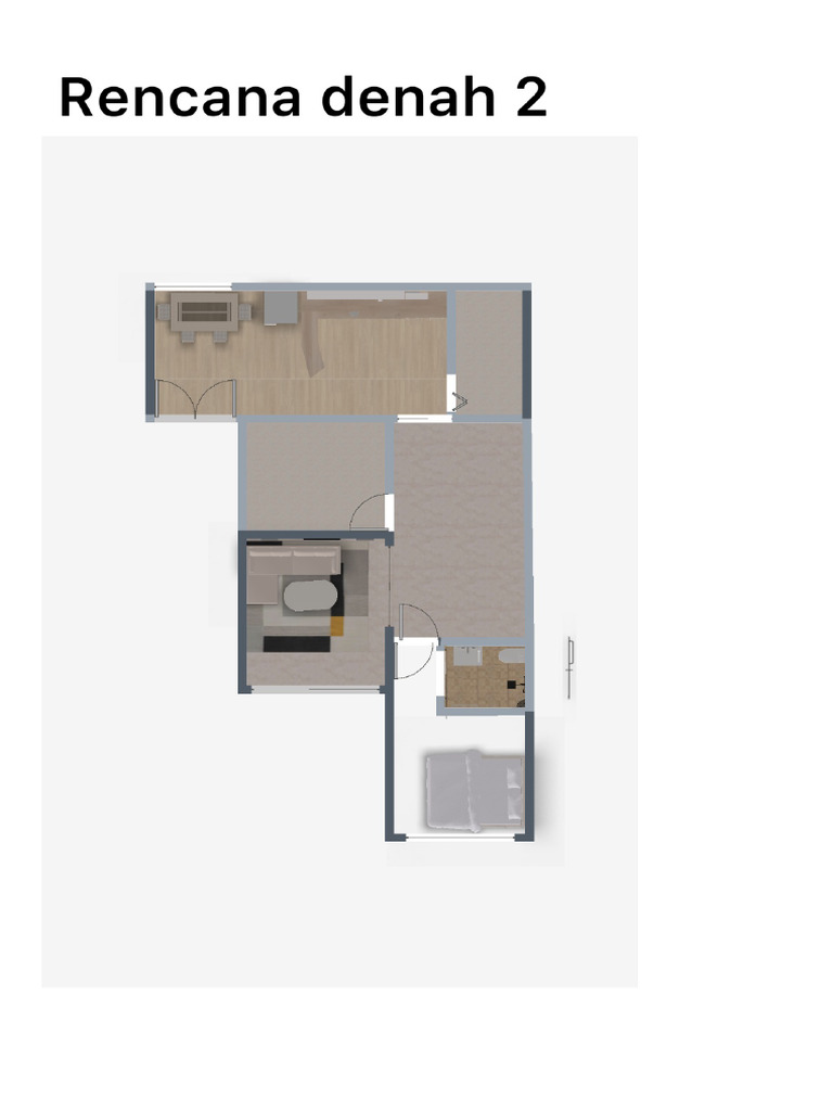 Rencana Denah 2 - Laporan Penuh | PDF