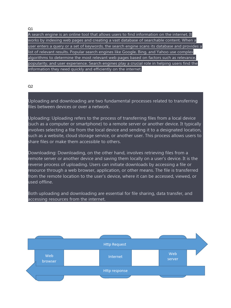 Basics of Internet Notes | PDF | World Wide Web | Internet & Web