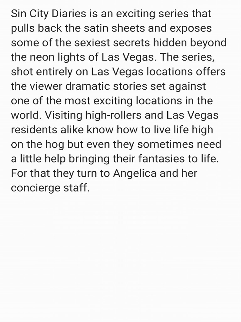 Sin City Diaries | PDF