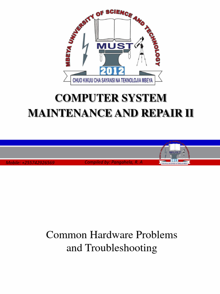 Hardware Troubleshooting | PDF | Computer Hardware | Computer Data Storage