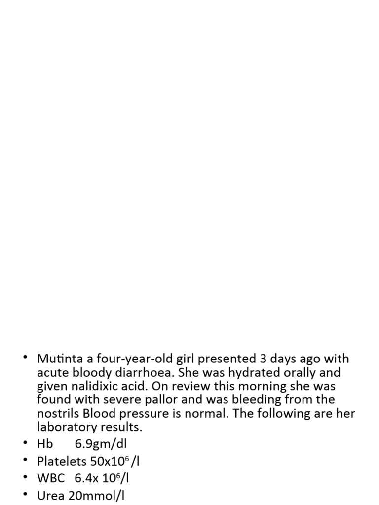 Pediatric Case Studies on Acute Illnesses | PDF | Causes Of Death ...