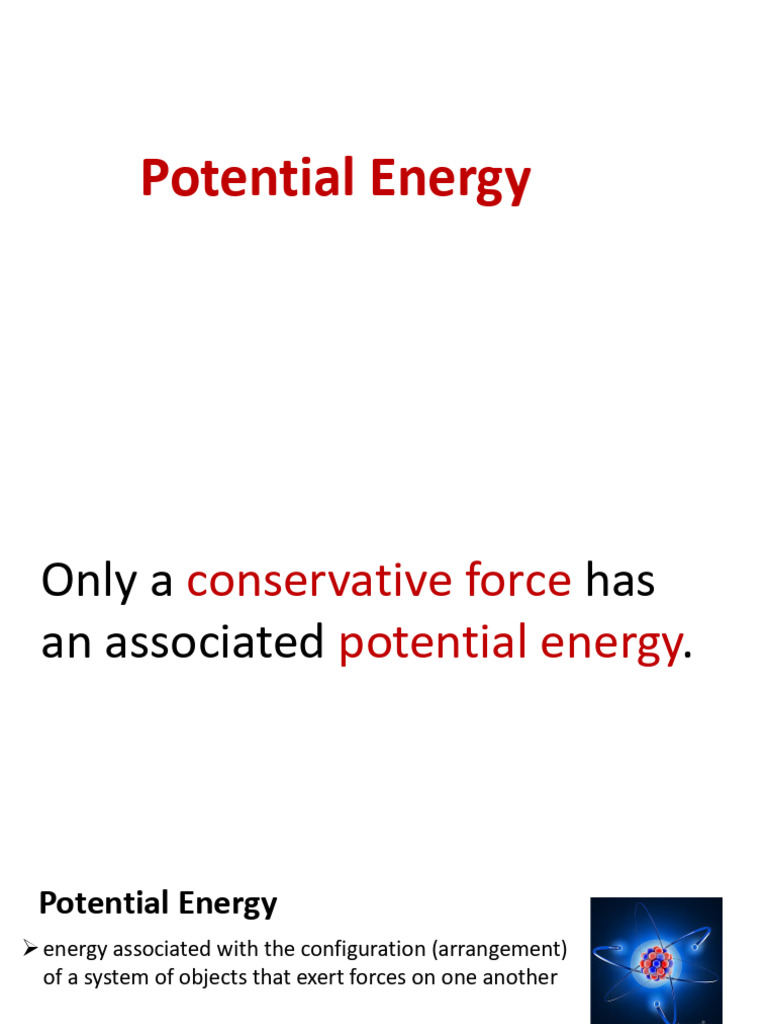 Understanding Potential Energy Concepts | PDF | Force | Potential Energy
