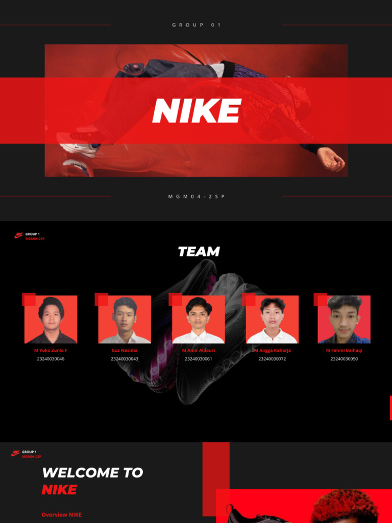 Nike Product - Group 1 | PDF
