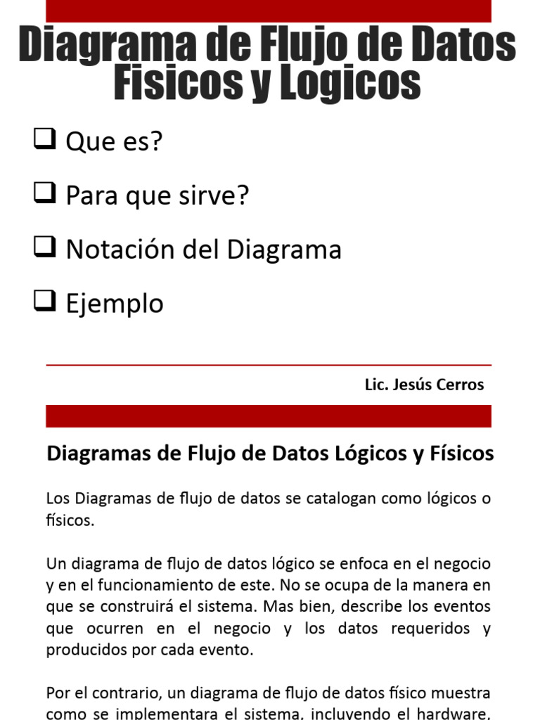 4 - Diagrama de Flujo de Datos Logico y Fisico | PDF | Software ...