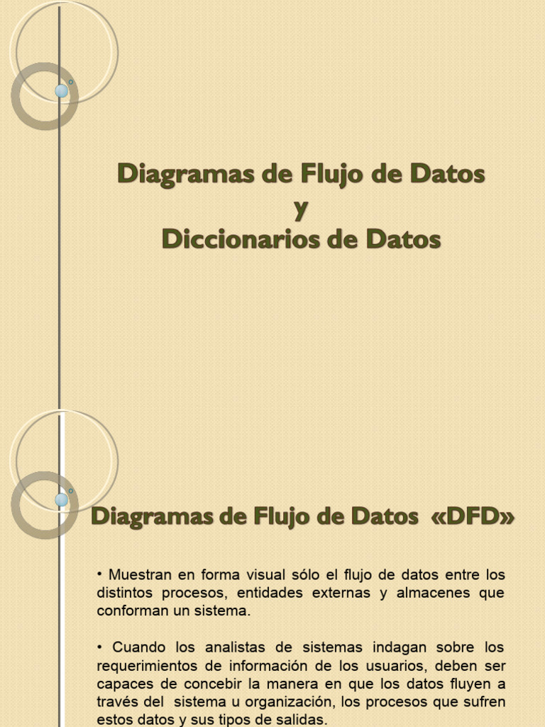 6 - DFD (Repaso) y Diccionario de Datos | PDF | Datos | Almacén de datos