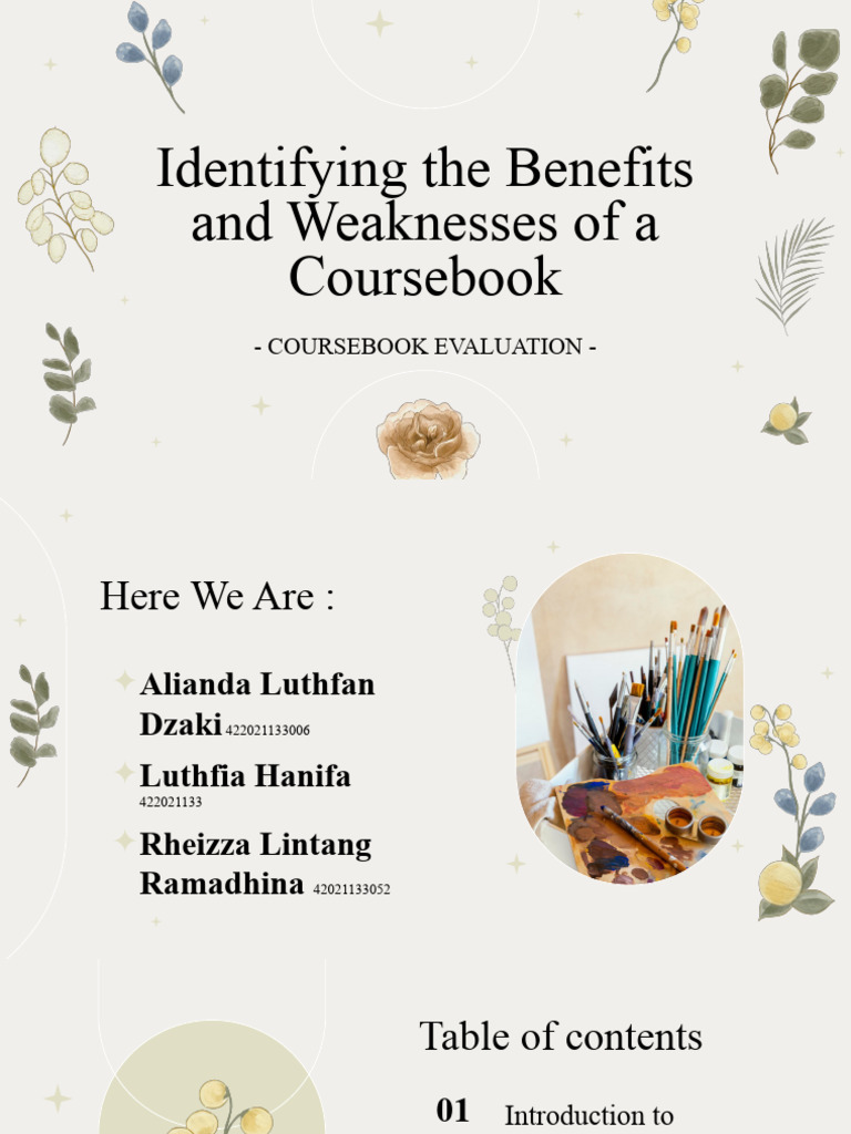 Coursebook Evaluation | PDF | Textbook | Learning