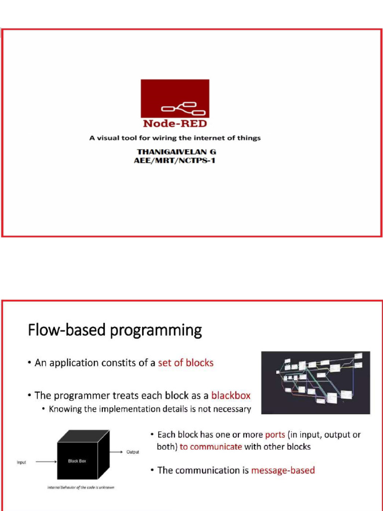 NODE RED INTRODUCTION 2024 | PDF NODE RED INTRODUCTION 2024 | PDF