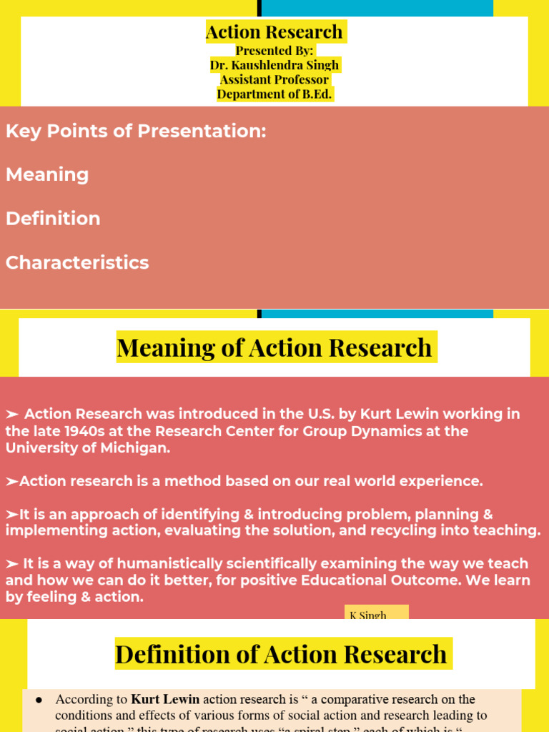 ACTION RESEARCH | PDF | Action Research | Teachers