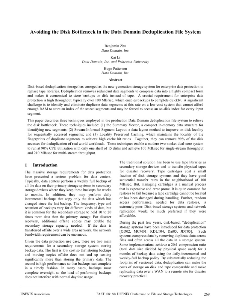 3 2008 Bottle Neck | PDF | Backup | Computer Data Storage