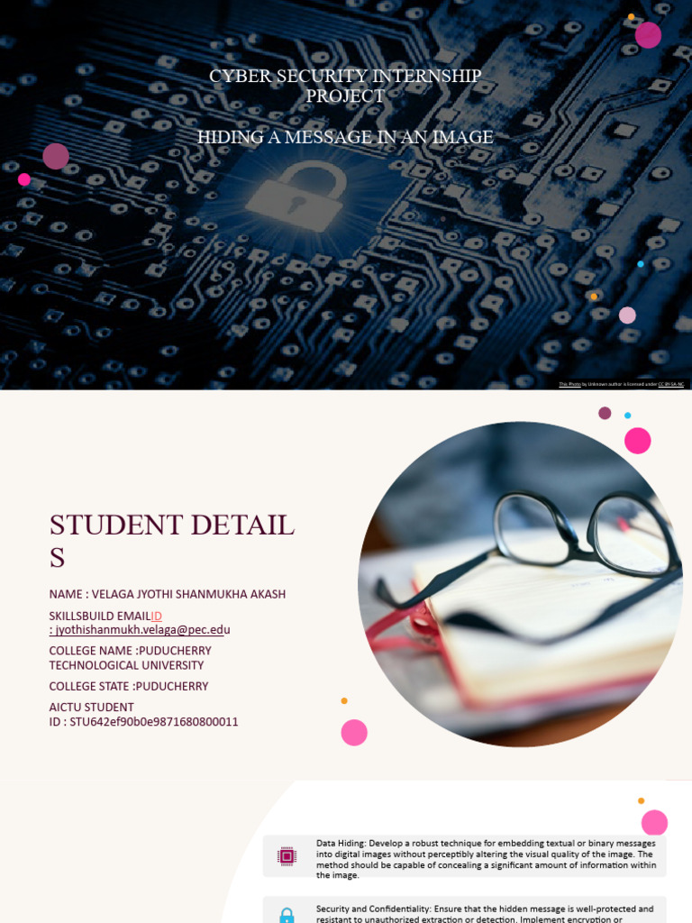 Secure Image Steganography Project | PDF | Information Technology ...