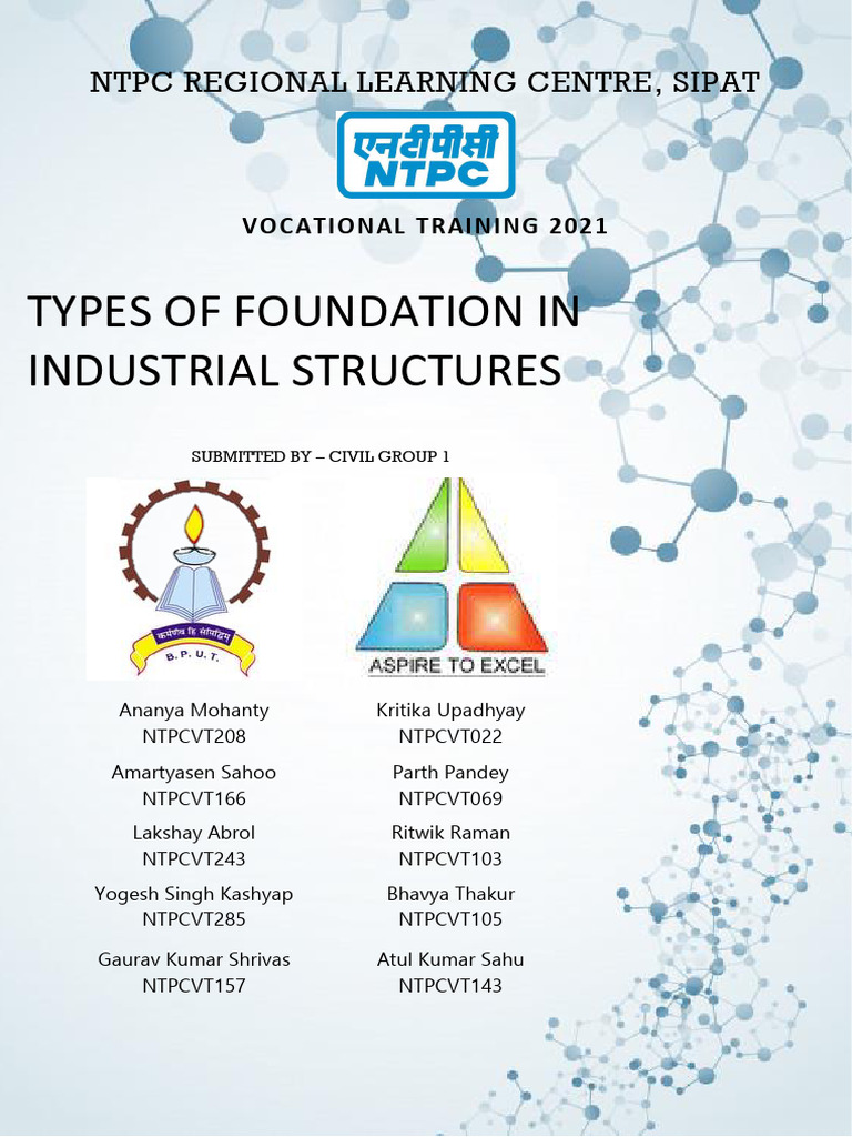 Types of Foundation in Industrial Structures | PDF | Deep Foundation ...