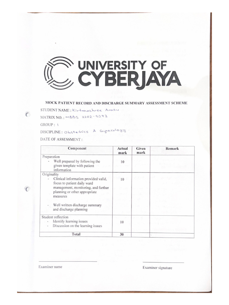 2 MPR With Discharge Summary | PDF