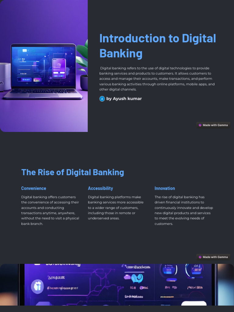 Introduction To Digital Banking | PDF | Computer Security | Security