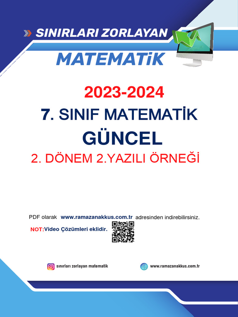 Sinif Mat 2. Dönem 2. Yazili | PDF