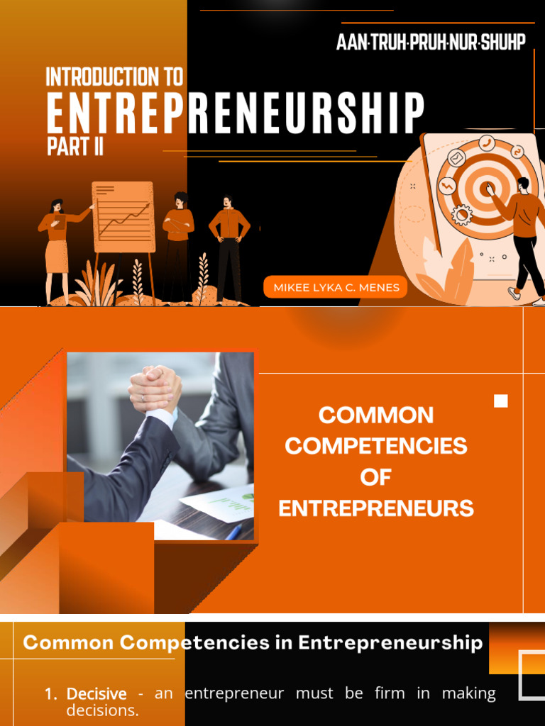 02 Intro To Entrep - PPTX - Student's | PDF | Entrepreneurship | Social ...
