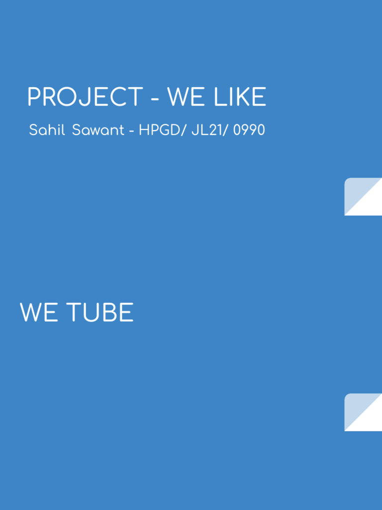 Project - We Like | PDF | Motivation | Motivational