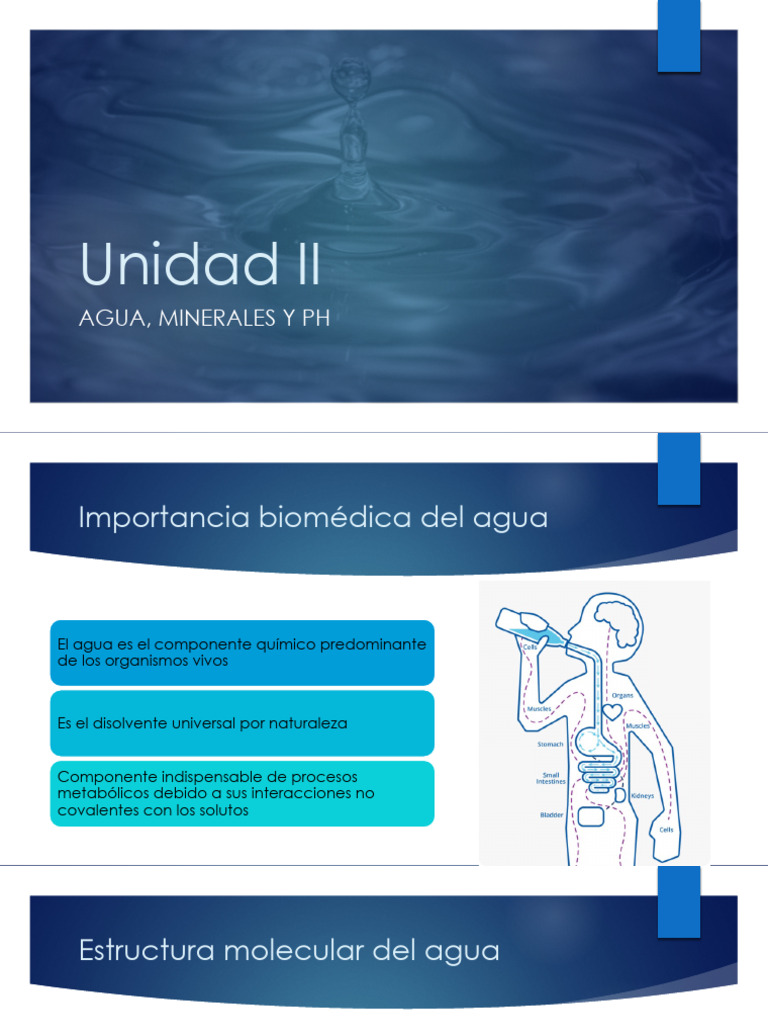 Agua y PH | PDF | Propiedades del agua | Polaridad química