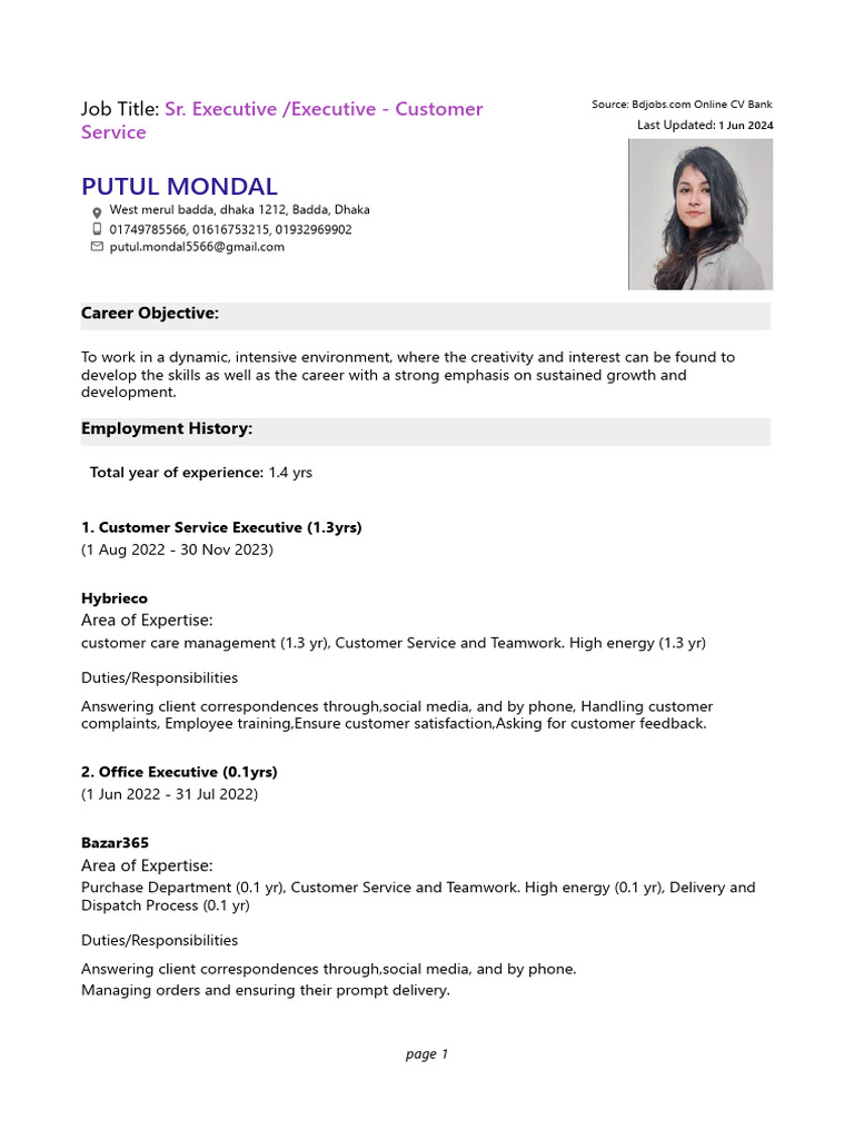 Putul Mondal | PDF | Customer | Economies