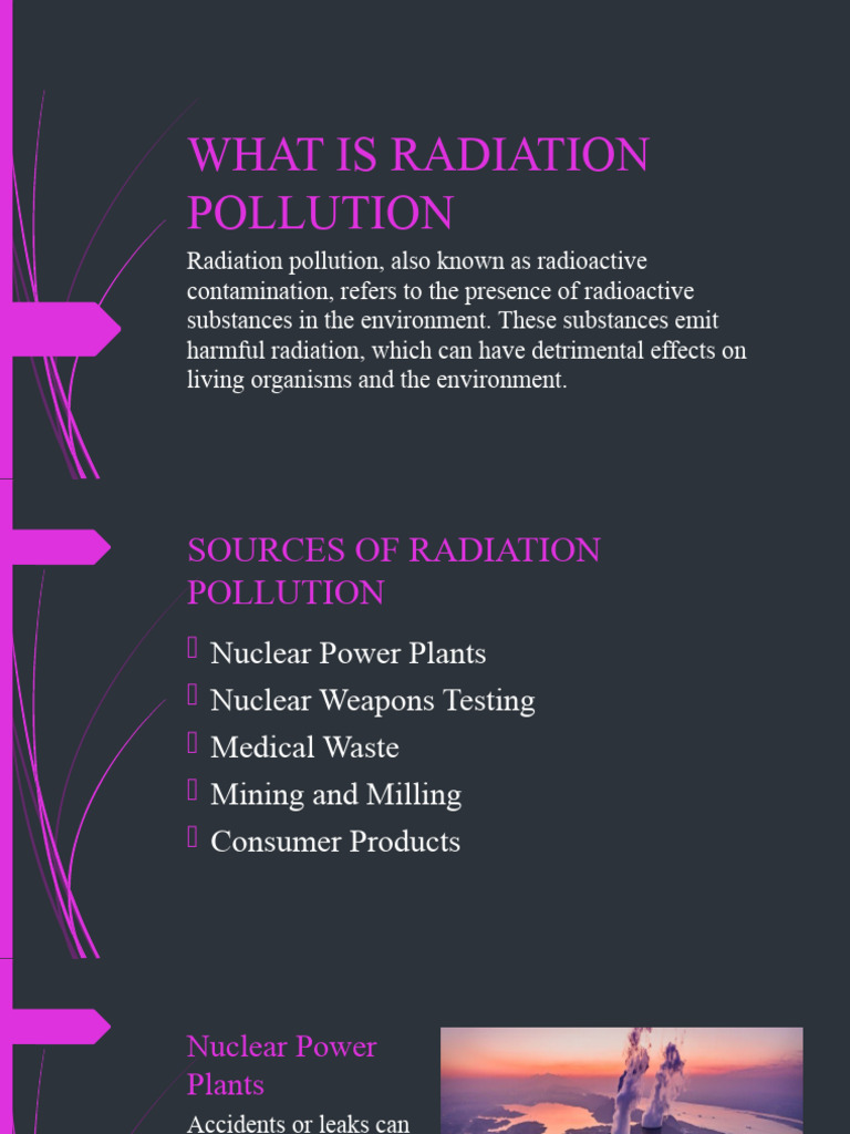 Radioactive Pollution Definition
