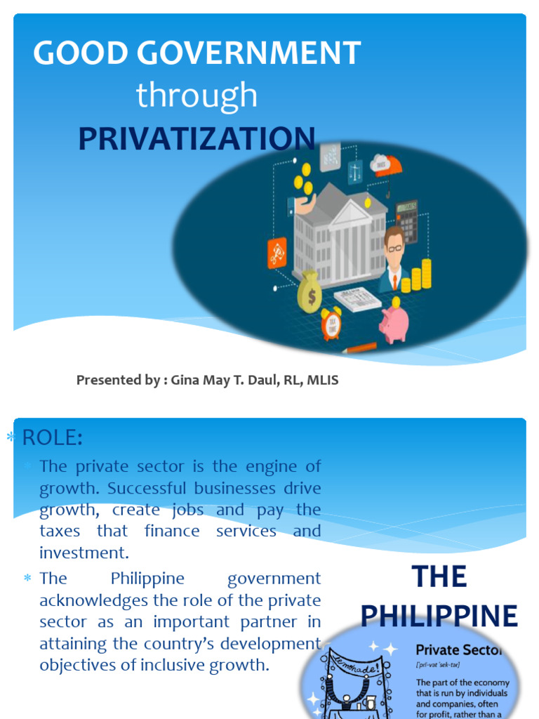 Privatization As Engine of Growth in The Philippines | PDF | Privatization | Public–Private ...