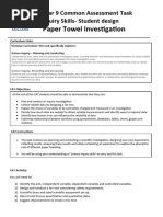 Paper Towel Lab | PDF | Hypothesis | Experiment