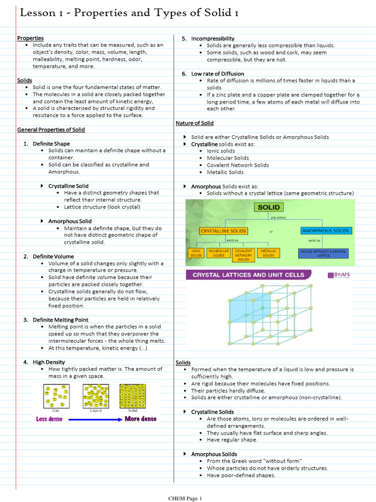 Solid State Properties | PDF | Solubility | Solid
