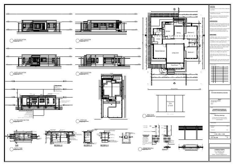 3bd Flat Roof - WORKING DRAWINGS 2 | PDF | Local Government Areas Of ...