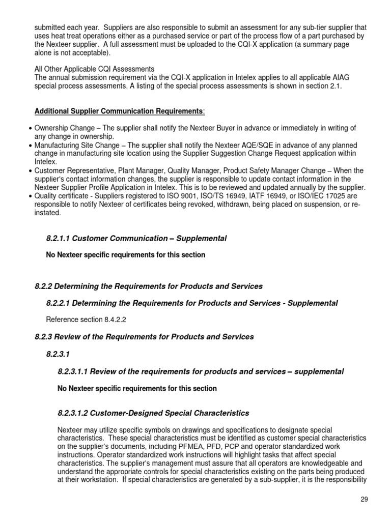 Special Symbols for Customer Characteristics | PDF | Iso 9000