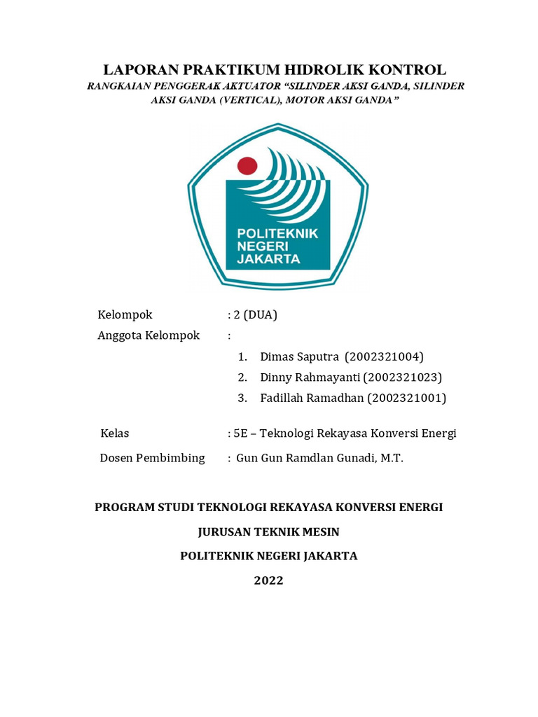 Laporan Praktikum Sistem Kontrol - Kelompok 2 (New) | PDF | Teknologi & Rekayasa