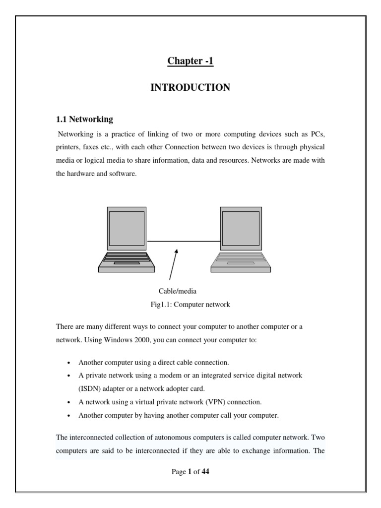 Project Report On Computer Networks | PDF | Computer Network | Internet Protocols
