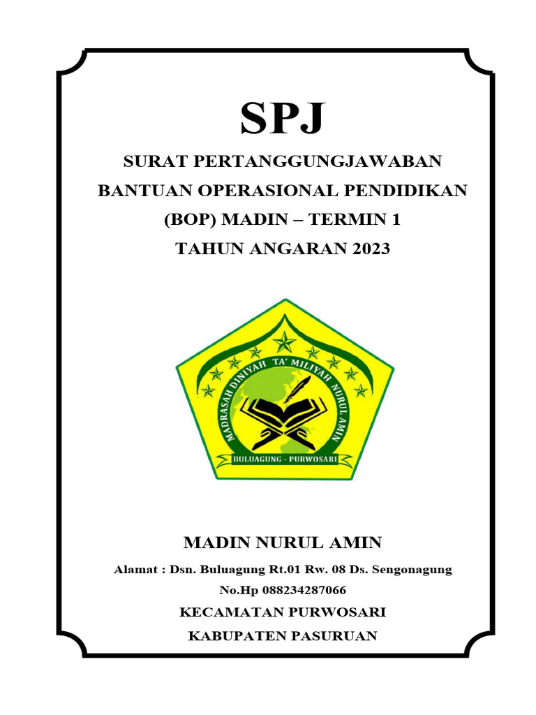 SPJ BOP INSENTIF MDNA SMT1 2023 Fix | PDF