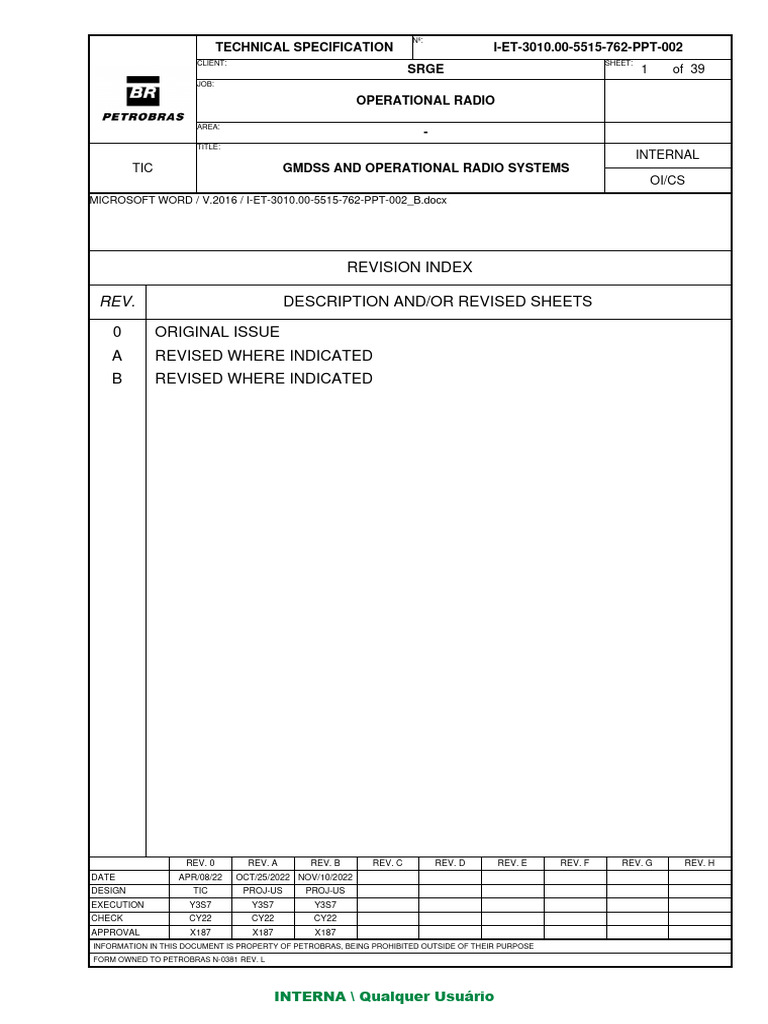 Revision Index Description And/Or Revised Sheets 0 Original Issue A ...