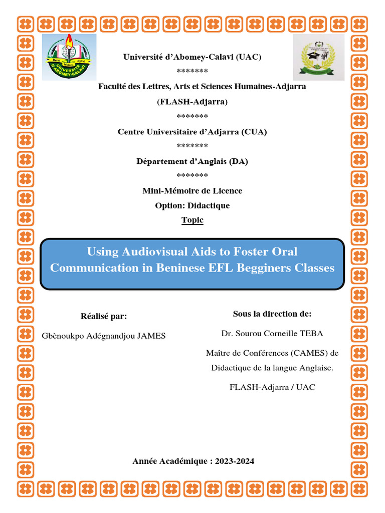 James Pro | PDF | Learning | English As A Second Or Foreign Language