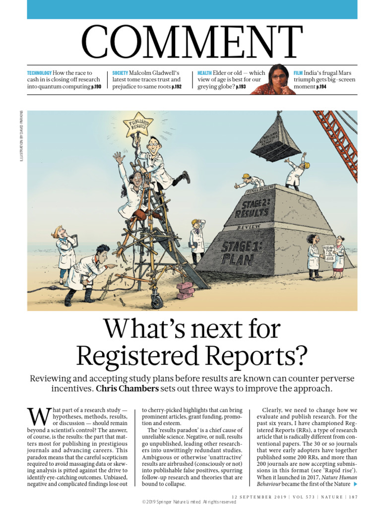 RR - What's Next For Registered Reports-2019 | PDF | Hypothesis ...