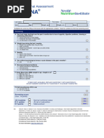 3.mini Nutritional Assessment MNA SF | PDF | Malnutrition | Body Mass Index