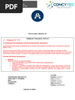 Esquema para El Proyecto de EUREKA | PDF | Science