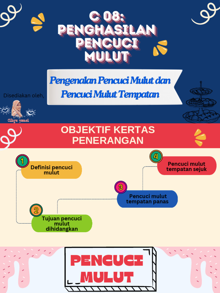 Definisi dan Jenis Pencuci Mulut | PDF