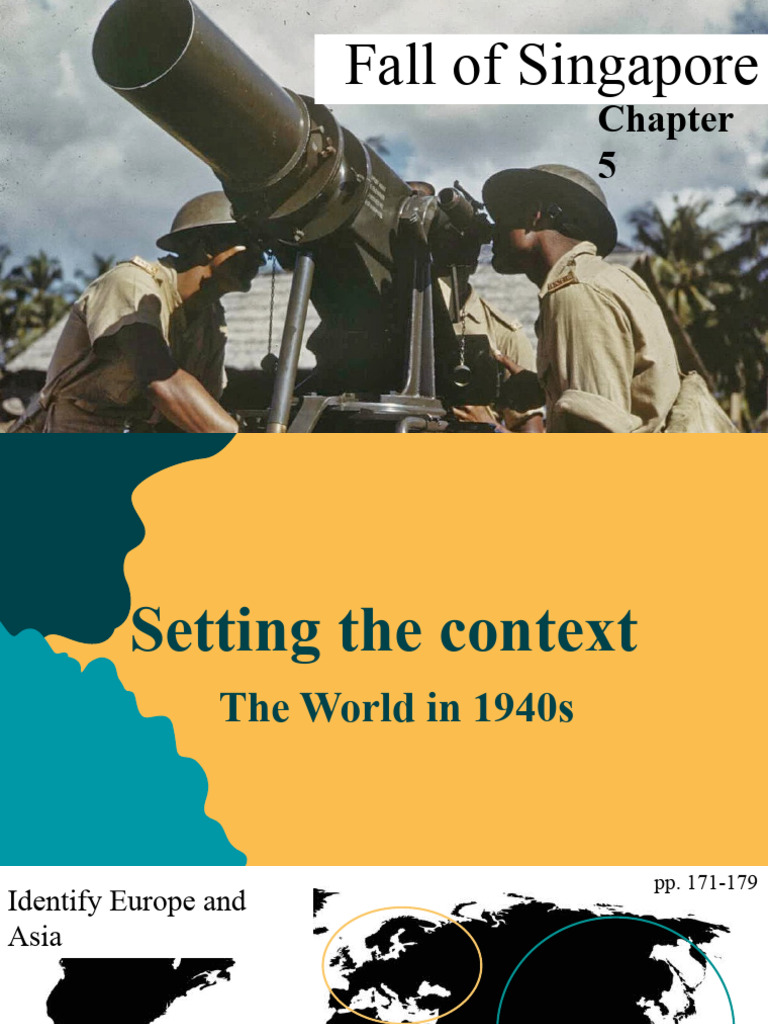 Chapter 5 Fall of Singapore | PDF | World War II | Military Operations