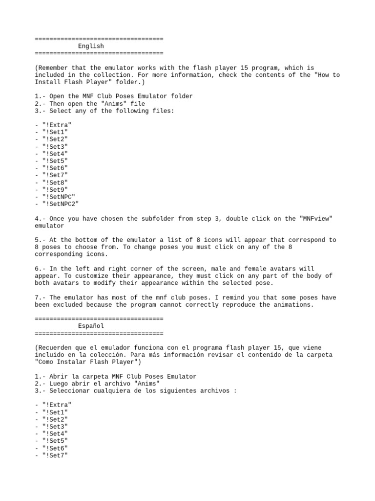 How To Use MNF Club Poses Emulator - Como Usar El Emulador de Poses de ...