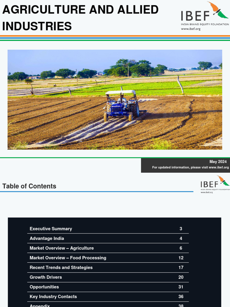 Agriculture and Allied Industries May 2024 | PDF | Agriculture | Crops