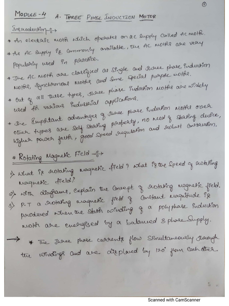 Module 4B - Induction Motors | PDF