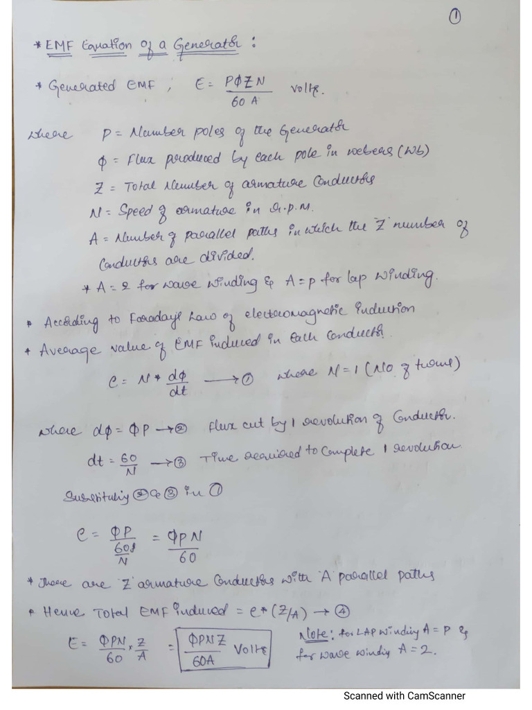 Module 3A DC Generators | PDF