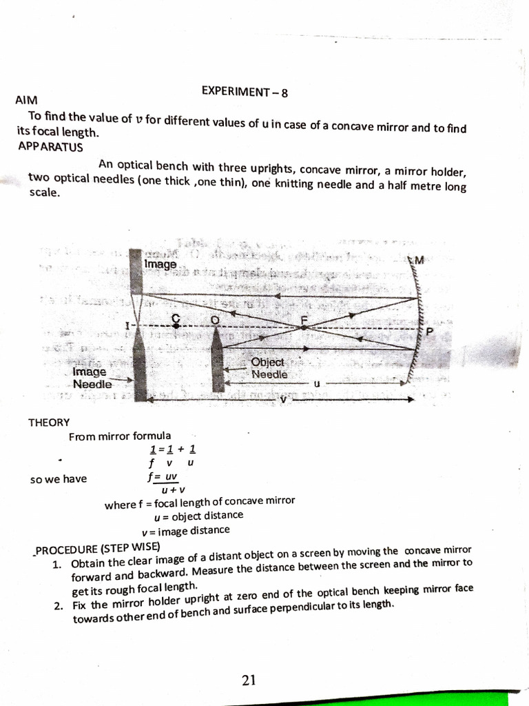 concave_mirror_convex_lens | PDF | Mirror | Optics