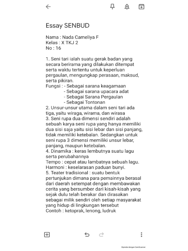 Essay SENBUD | PDF