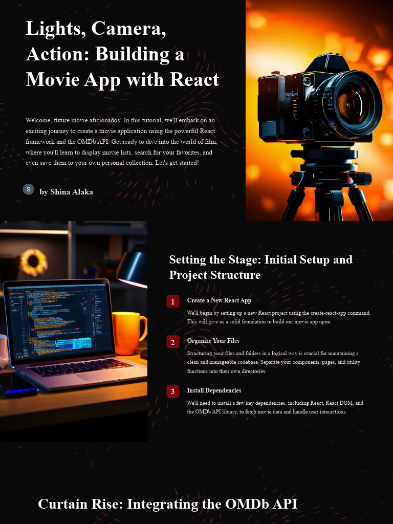Lights-Camera-Action-Building-a-Movie-App-with-React | PDF | Mobile App ...