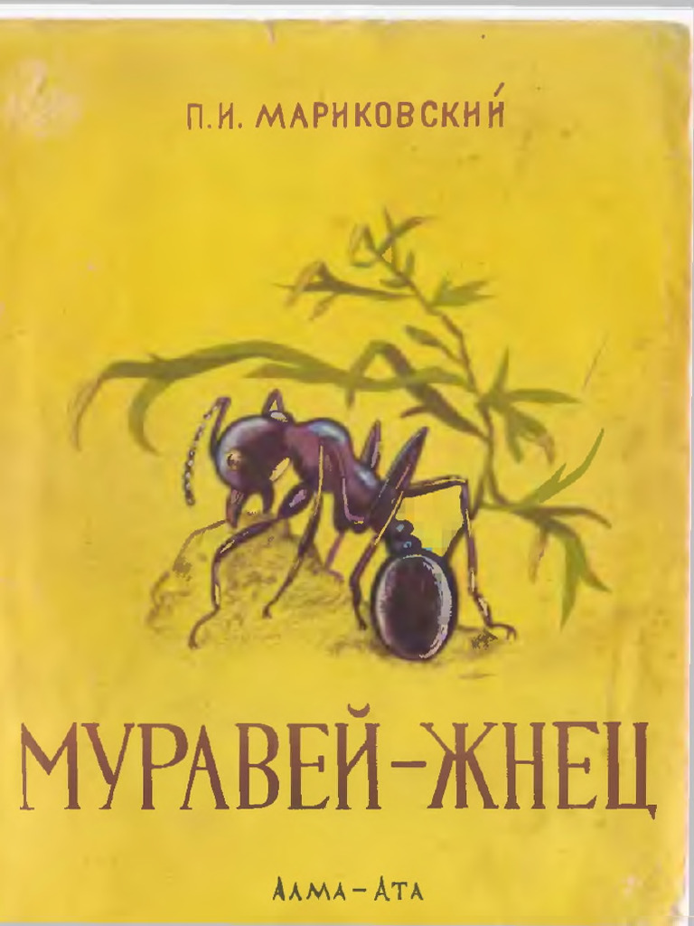 1marikovskiy P I Muravey Zhnets Rasskazy Entomologa | PDF