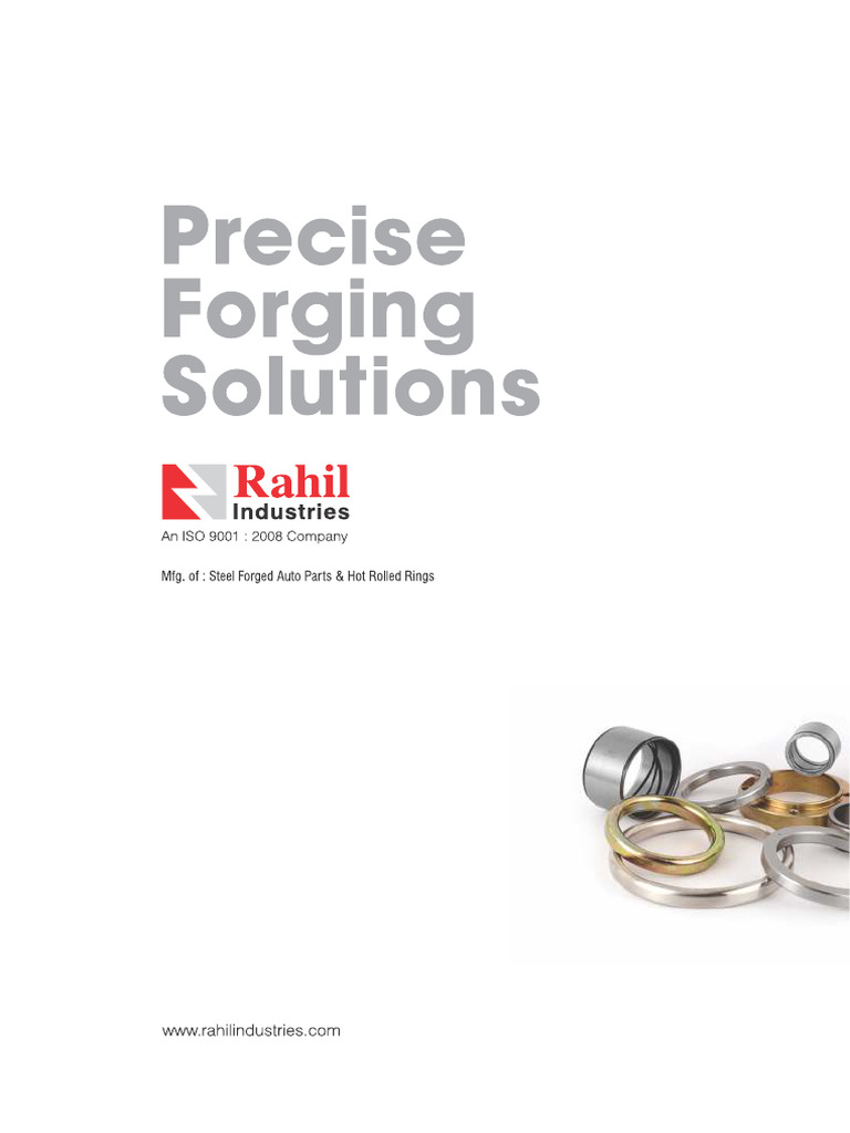 Rahil Catalog | PDF | Heat Treating | Forging