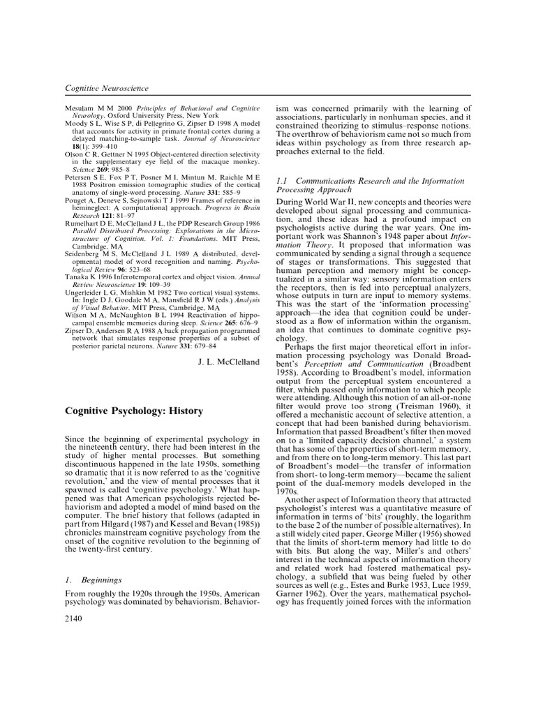 Cognitive 1 Pdf Cognitive Science Cognition