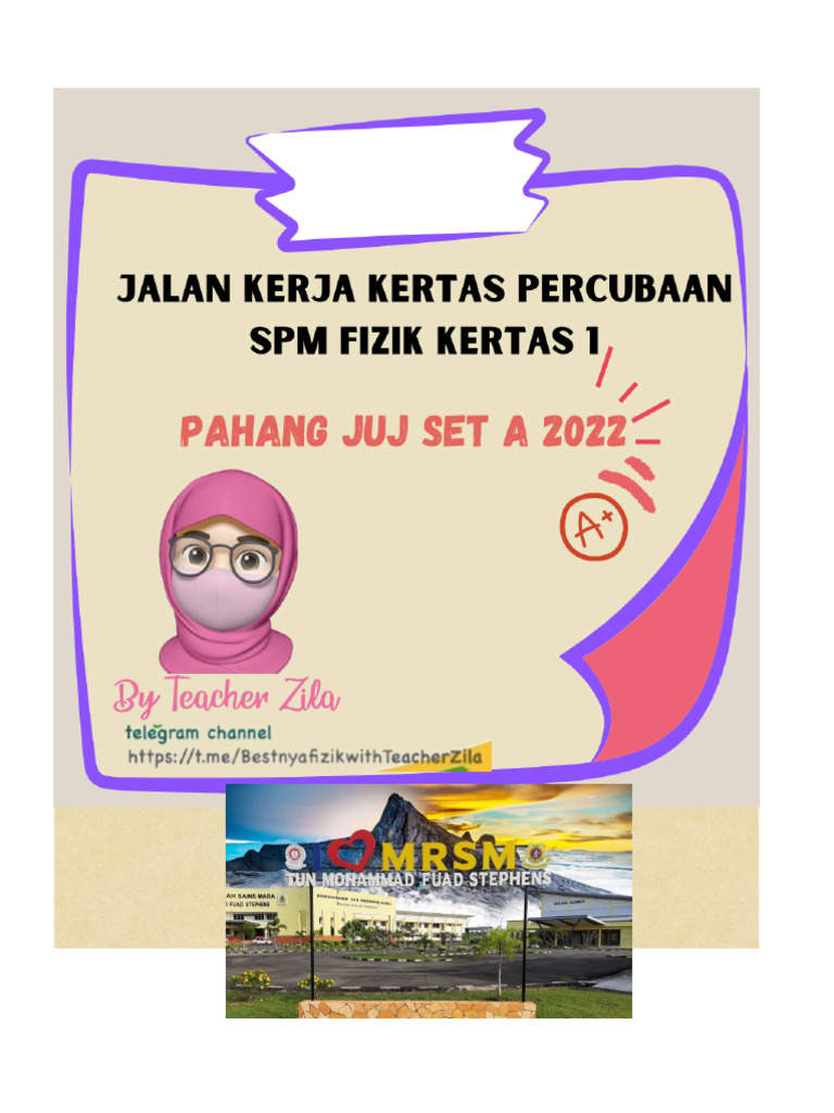 Working Trial JUJ Pahang Fizik P1 Set A 2022 | PDF